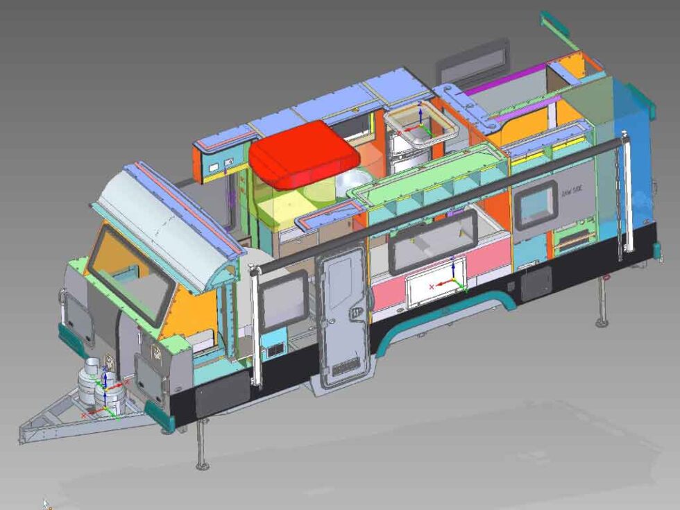 Composite Caravan Construction - Caravan Construction